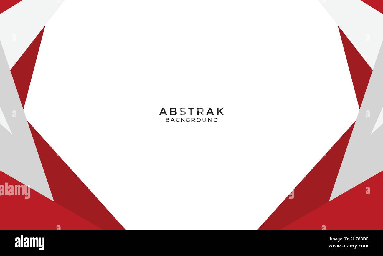 template modern abstract red background white Stock Vector Image & Art ...