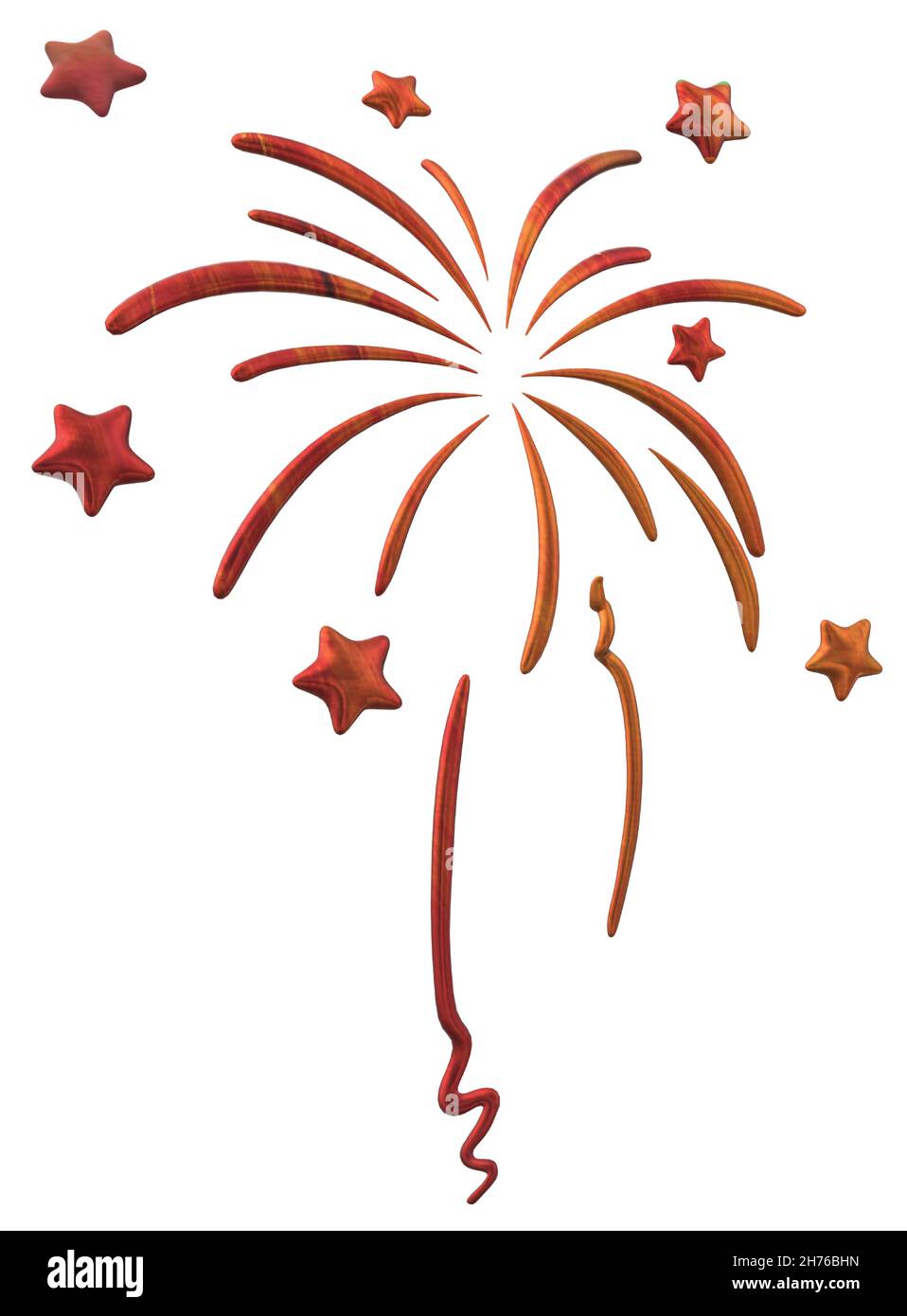 Orange Red Fireworks Stock Vector Image & Art - Alamy