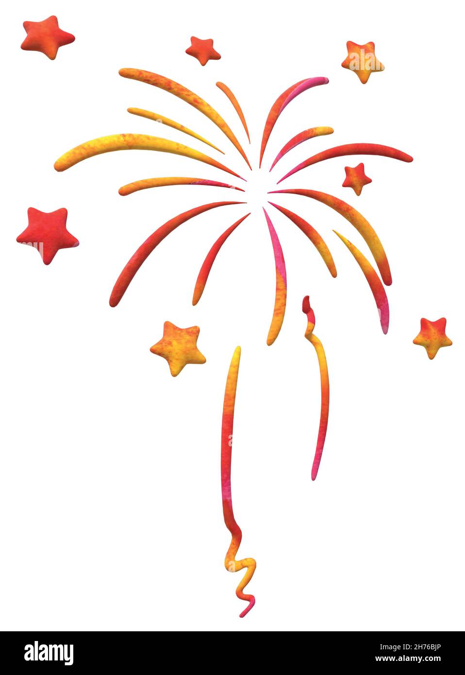 Red Yellow Fireworks Stock Vector Image & Art - Alamy