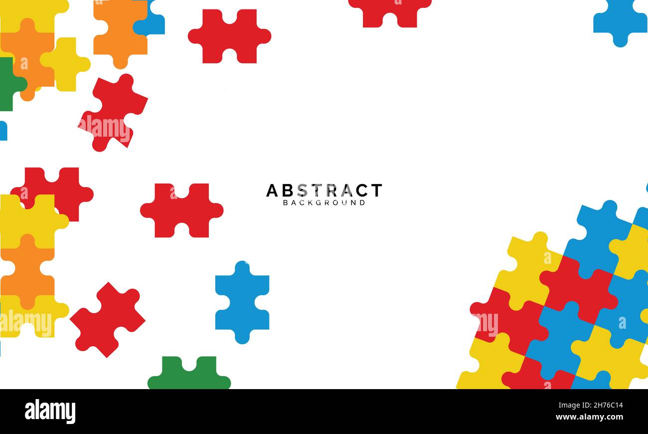 Much color Puzzle Background template Stock Vector Image & Art - Alamy