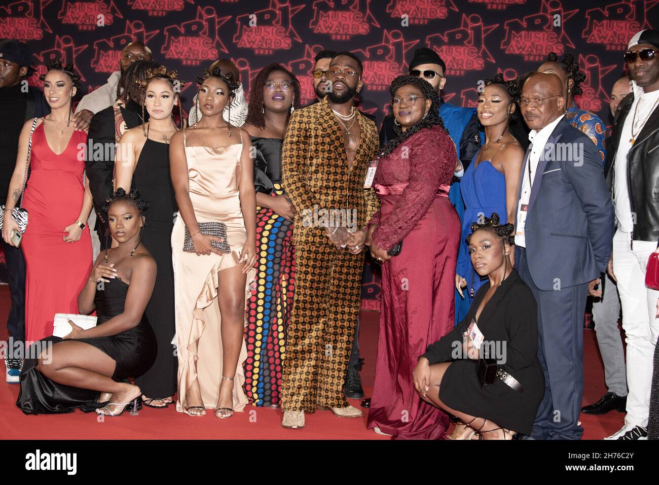Singer Julien Bouadjie a.k.a. Tayc attends the 22nd NRJ Music Awards ...