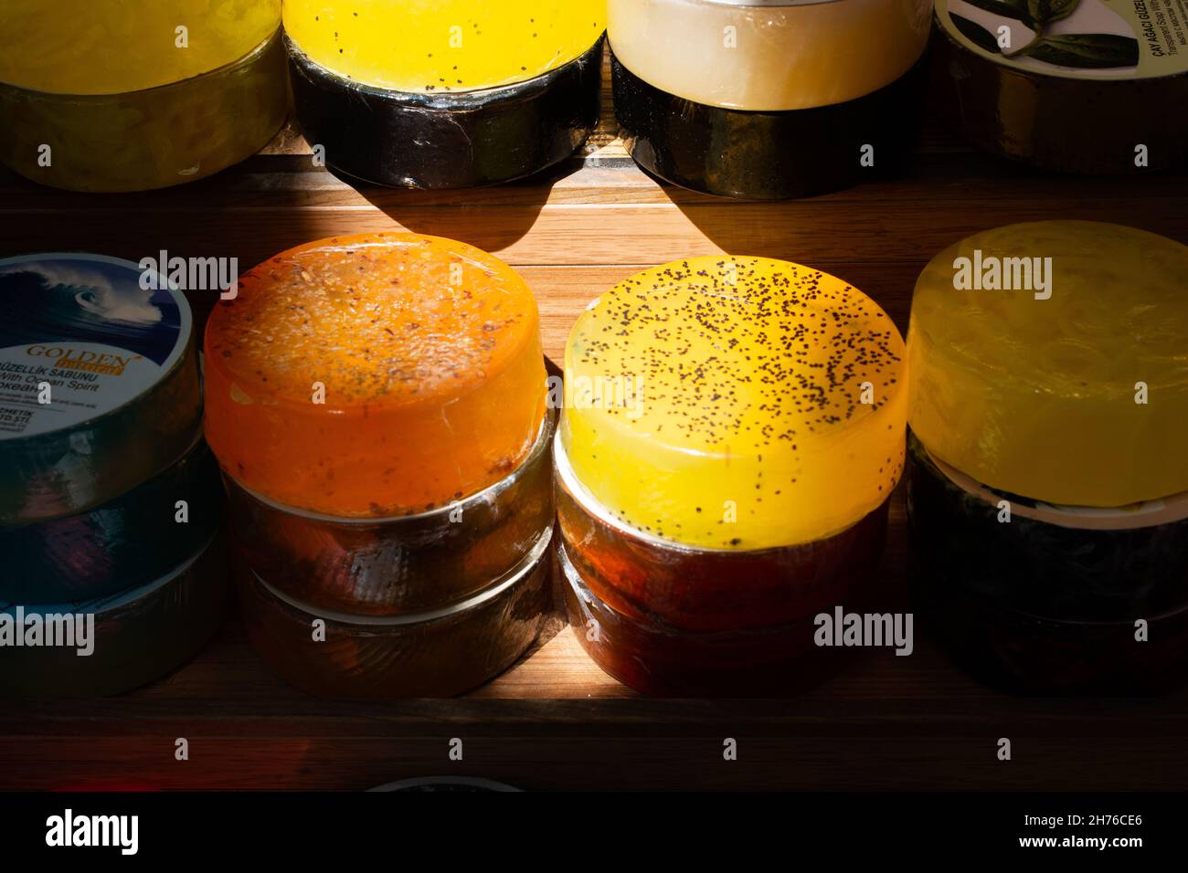 Natural organic soap bars Traditional soap manufacture Stock Photo - Alamy