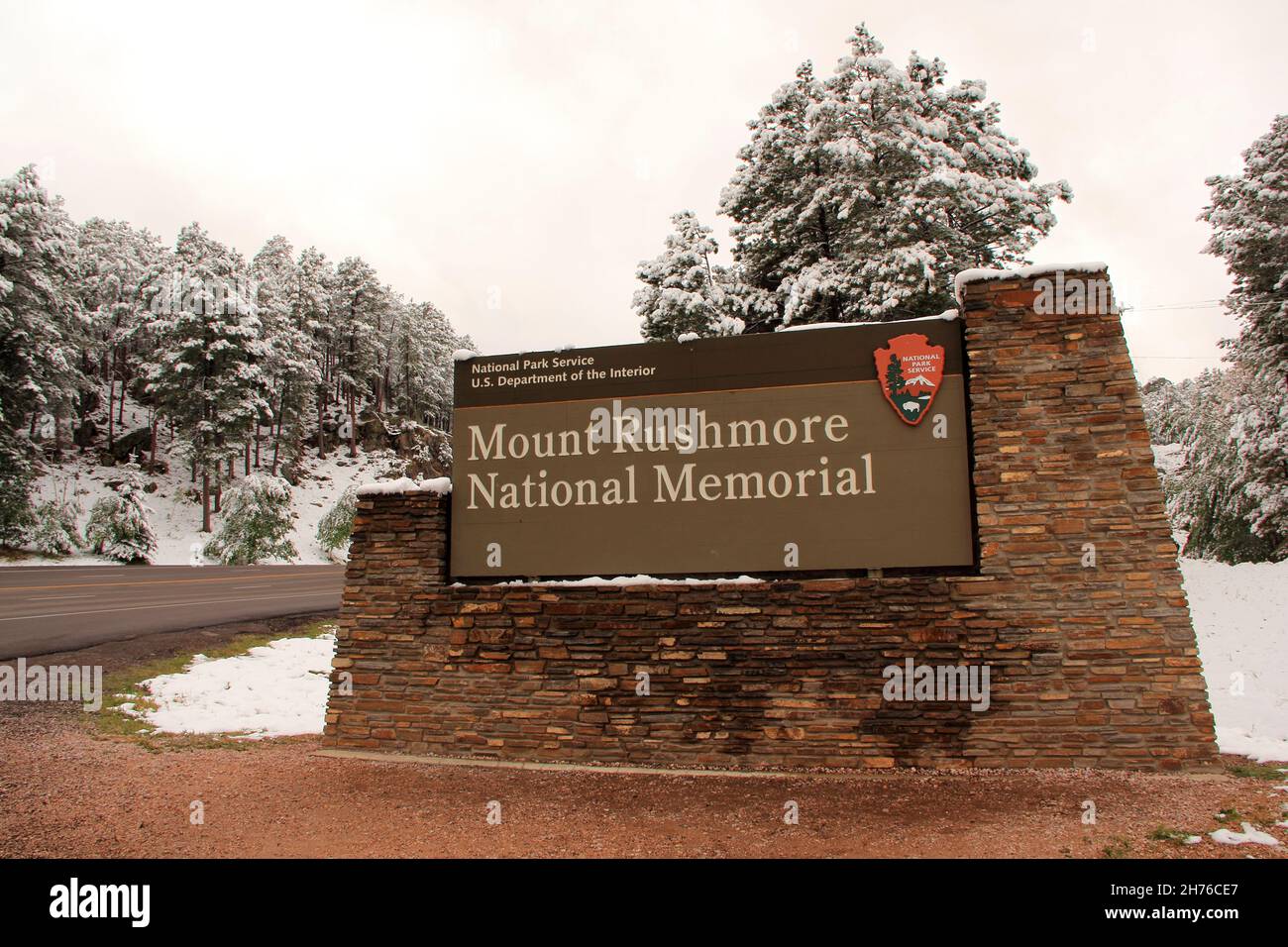 Mount Rushmore, part of Mount Rushmore National Memorial, is one of the ...