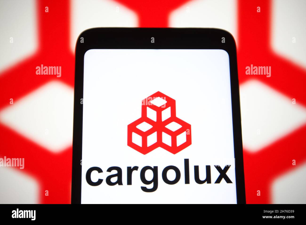 In this photo illustration, Cargolux Airlines International S.A. logo ...