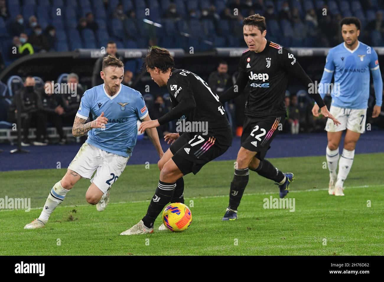 Stadio Olimpico, Rome, Italy. 20th Nov, 2021. Serie A League Football ...