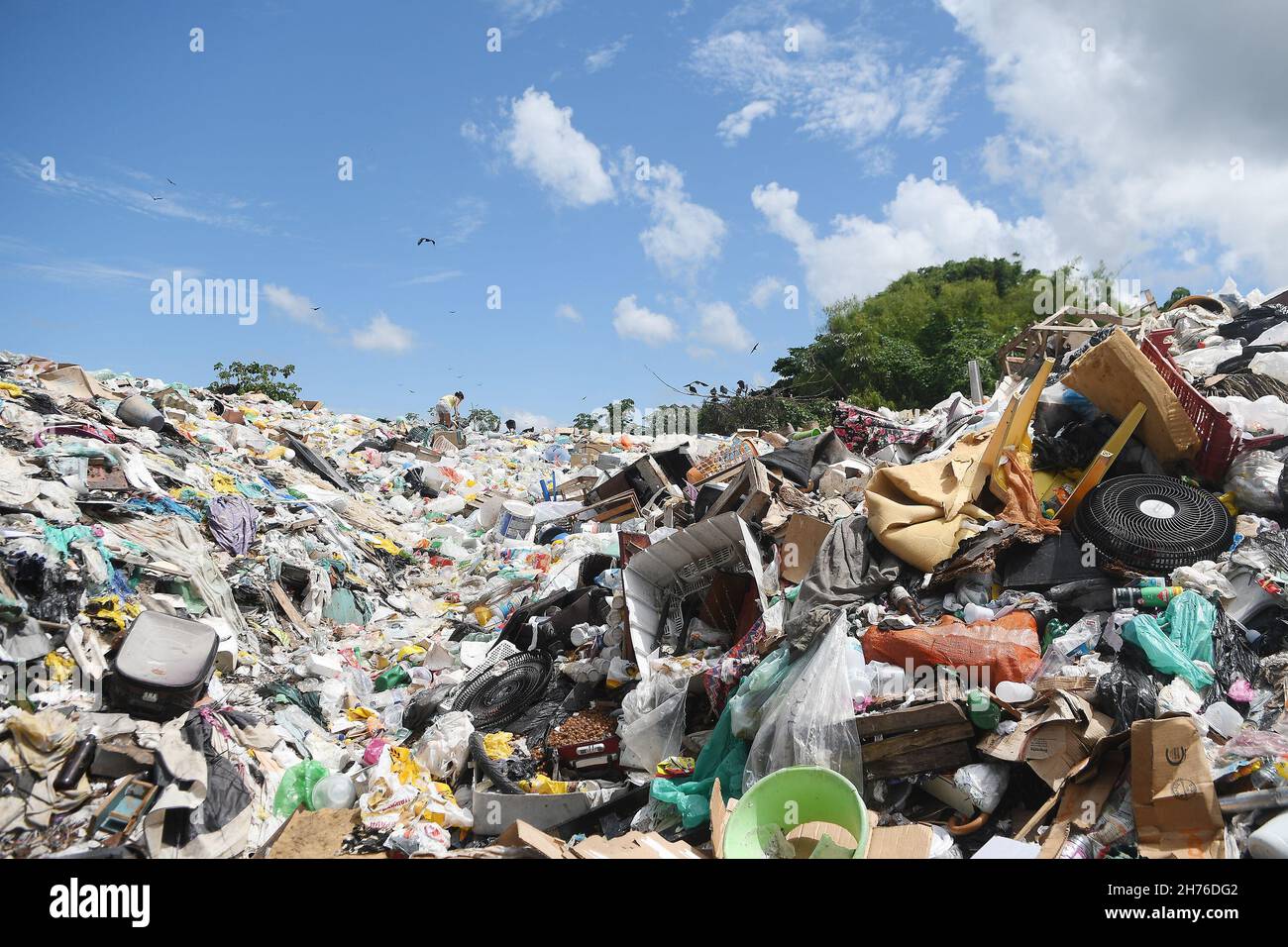 Afuá,Brazil,November 11, 2021. Open-air dump of the city of Afuá, on ...