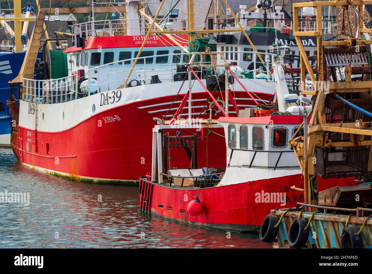 Fishing boats in Howth, County Dublin, Ireland Stock Photo - Alamy