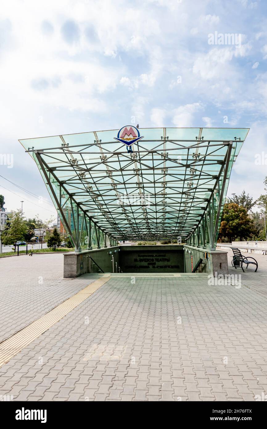Auezov theater metro station hi-res stock photography and images - Alamy