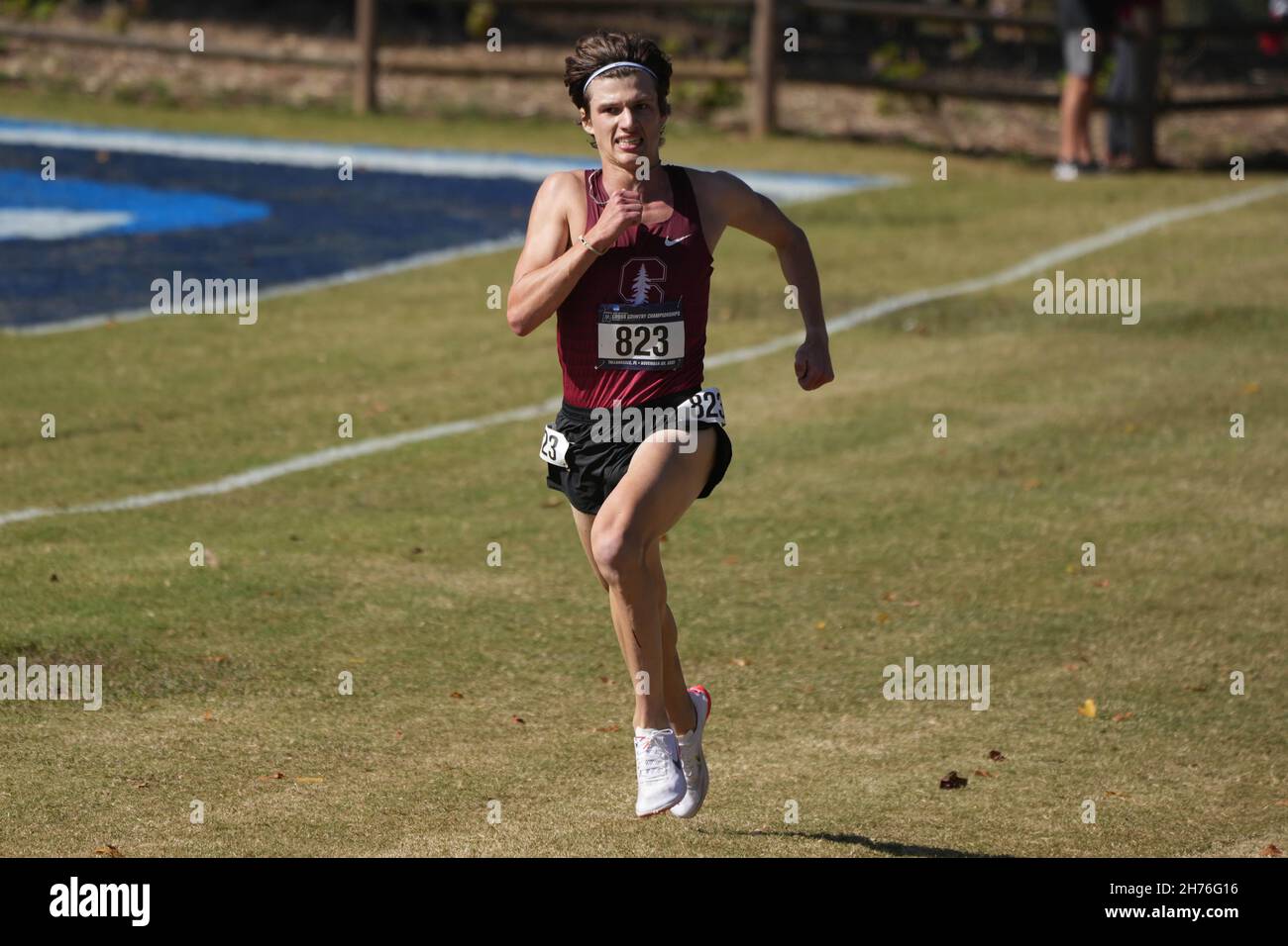 Charles Hicks of Stanford places fourth in the men's race in 18:47.2 ...