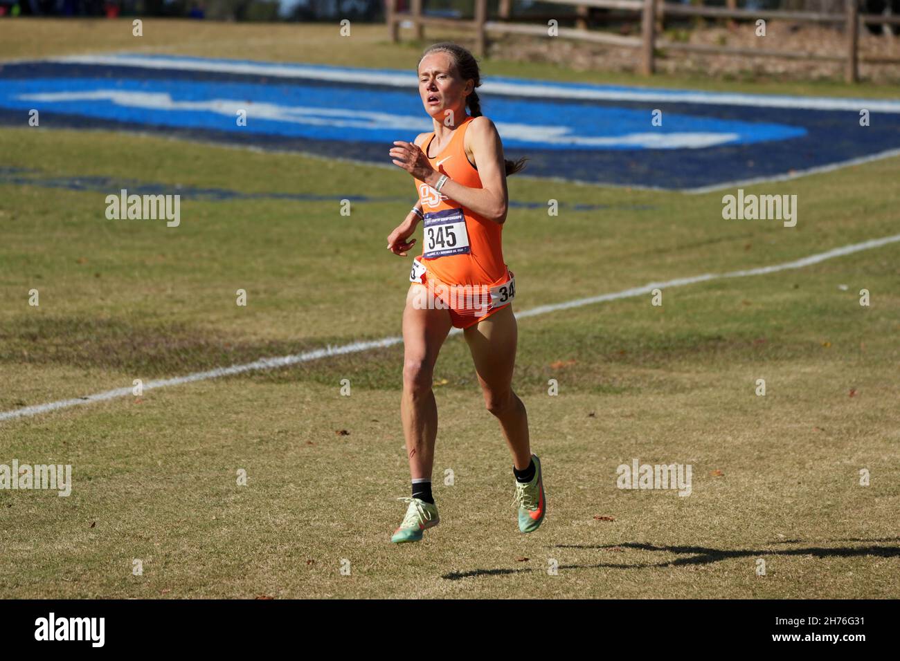 Taylor Roe of Oklahoma State places fifth in the women's race in 19:33 ...