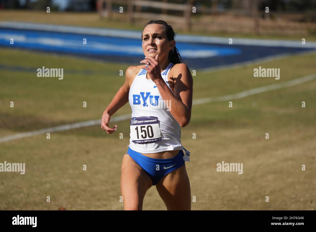 Whittni Orton of BYU wins the women's race in 19:25.3 during the NCAA ...