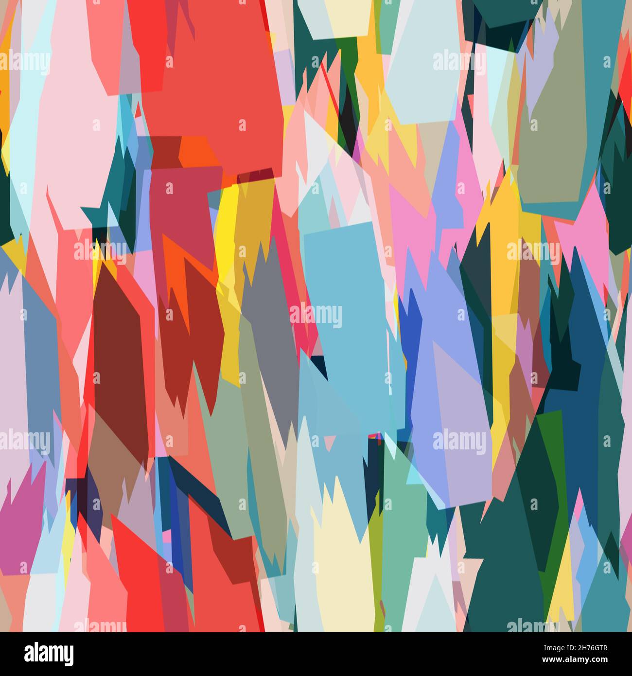 Seamless funky expressive and energetic paper cut out collage surface ...