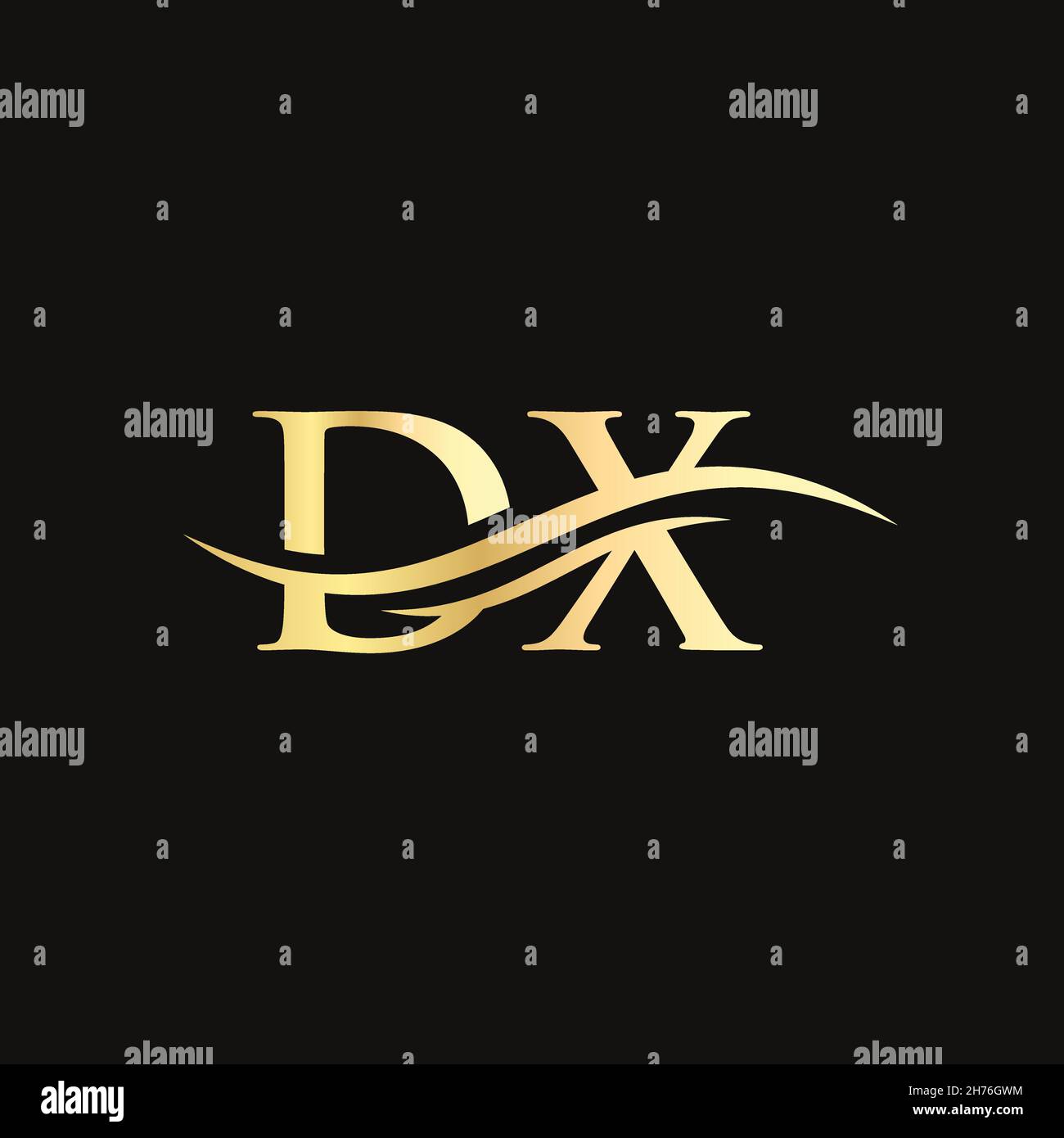 Dx letter logo hi-res stock photography and images - Alamy