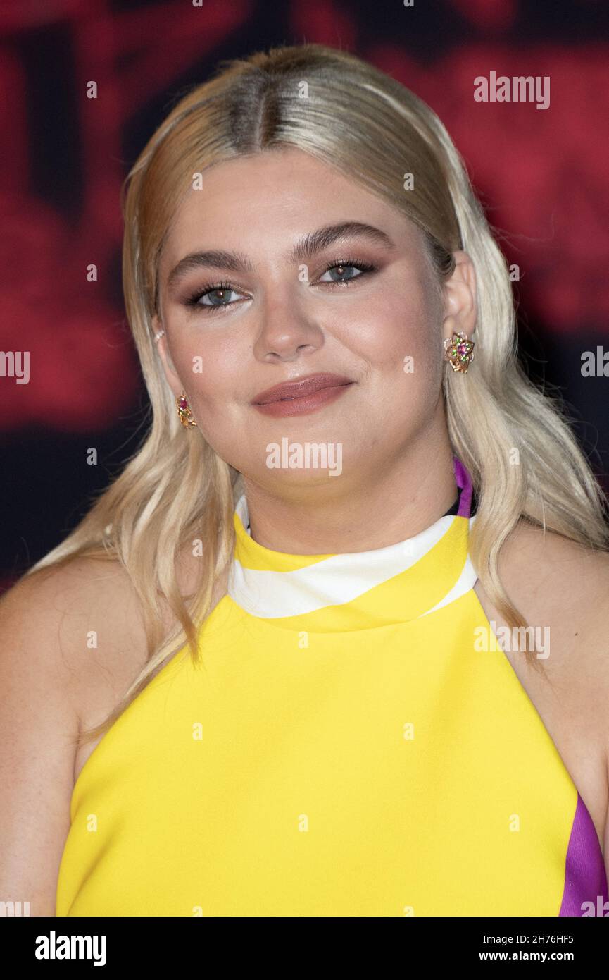 Louane attends the 22nd NRJ Music Awards, on November 20, 2021 in ...