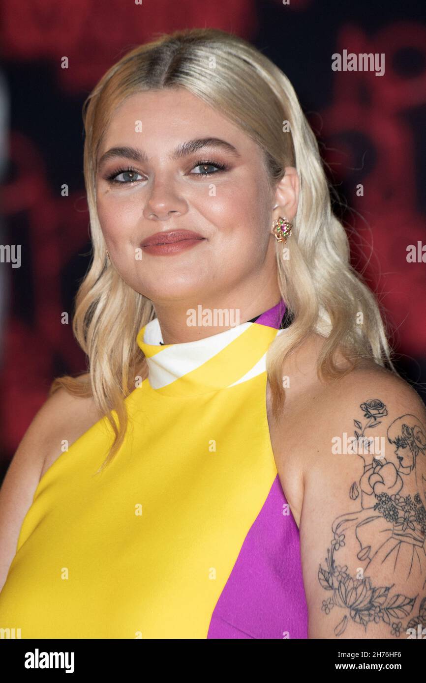 Louane attends the 22nd NRJ Music Awards, on November 20, 2021 in ...