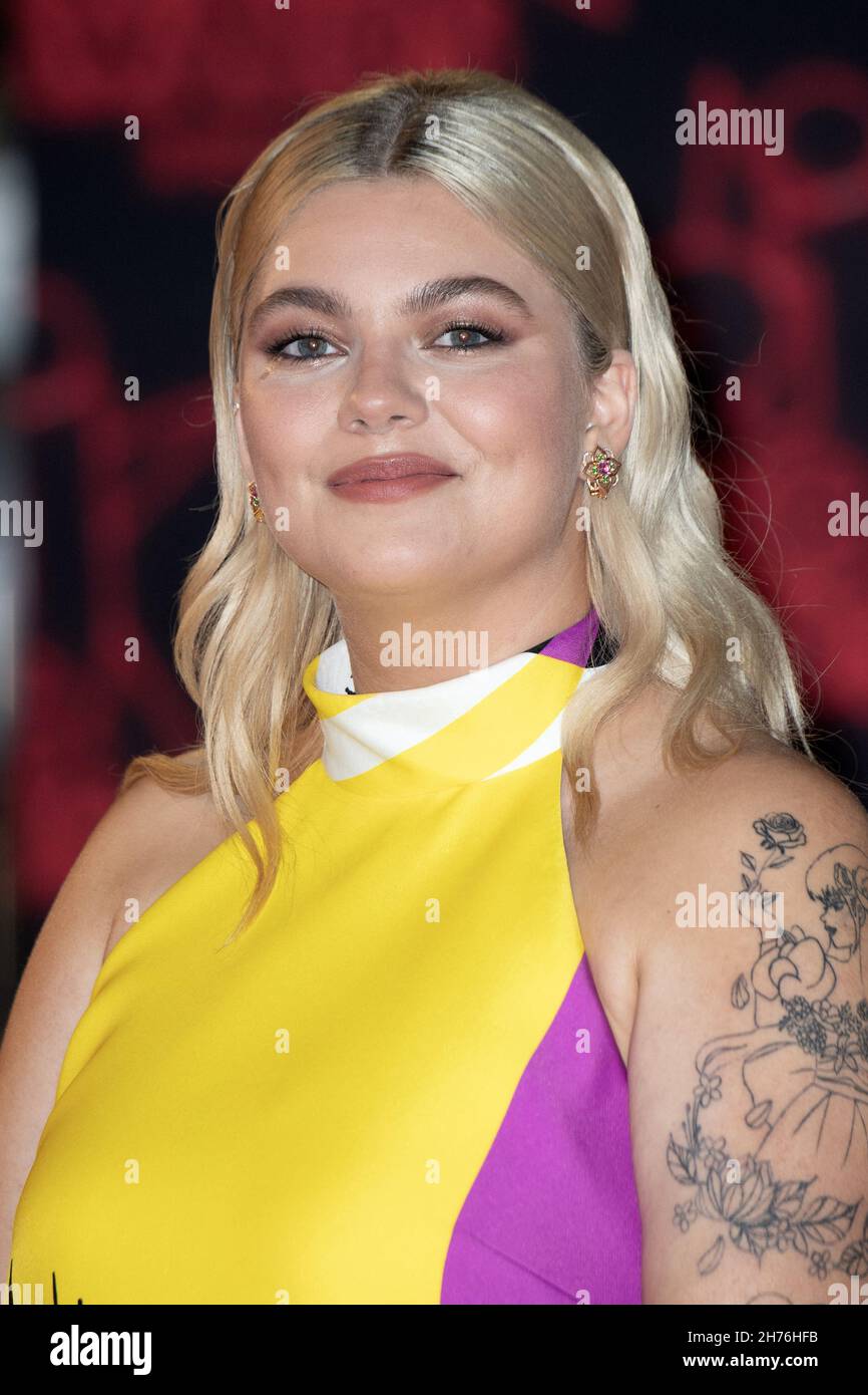 Louane attends the 22nd NRJ Music Awards, on November 20, 2021 in ...