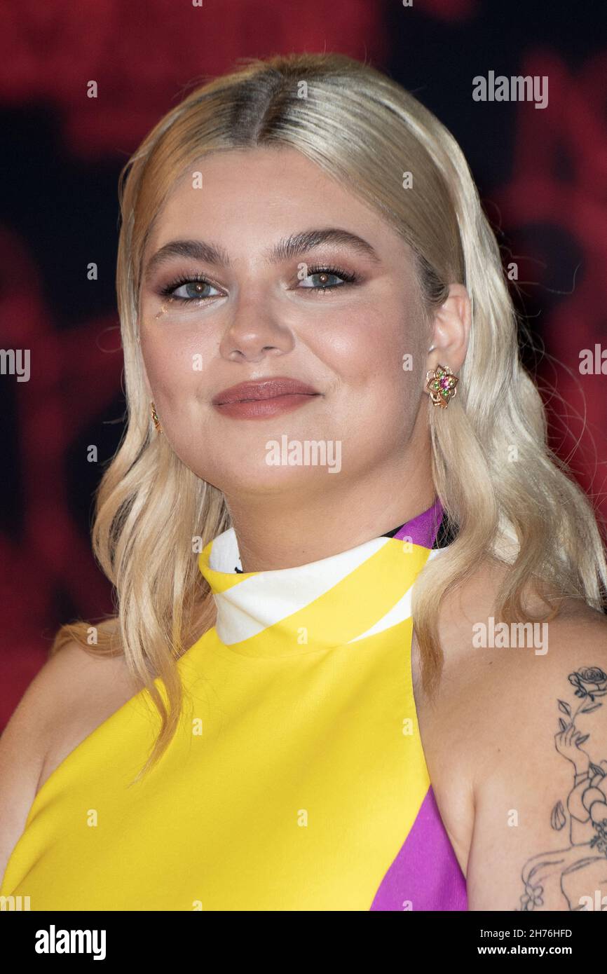 Louane attends the 22nd NRJ Music Awards, on November 20, 2021 in ...