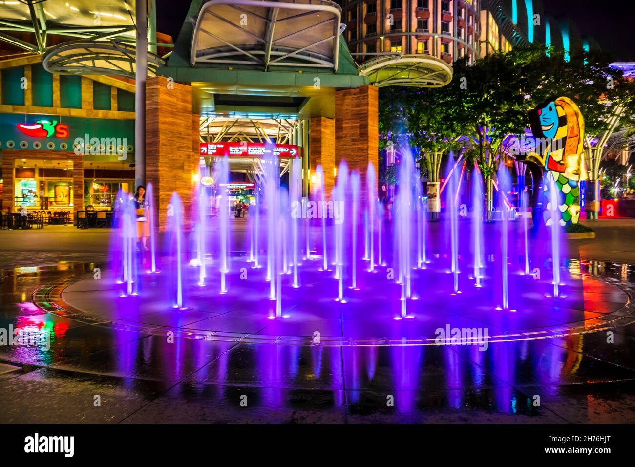 Sentosa night show hi-res stock photography and images - Alamy