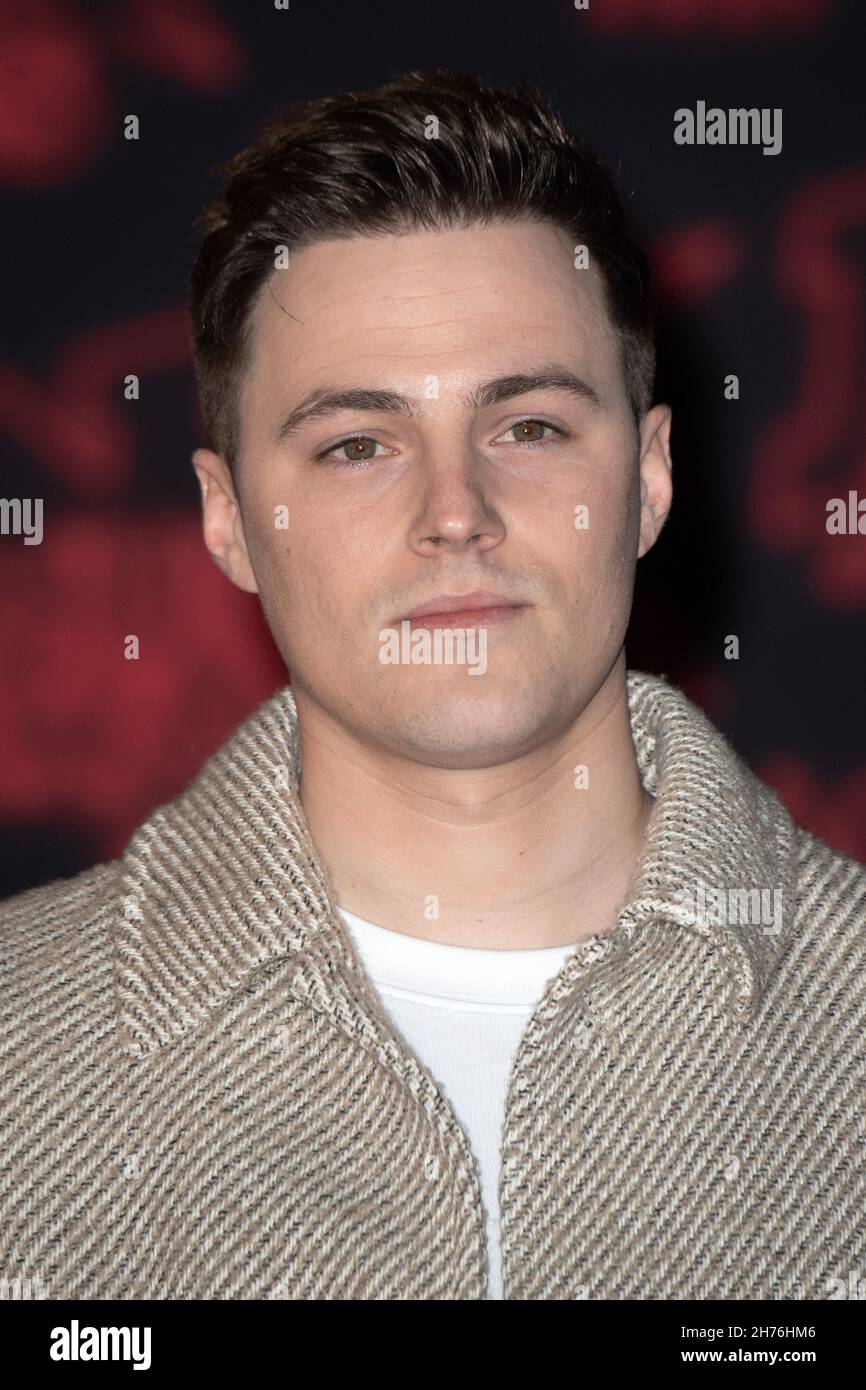 Tom Gregory attends the 22nd NRJ Music Awards, on November 20, 2021 in ...