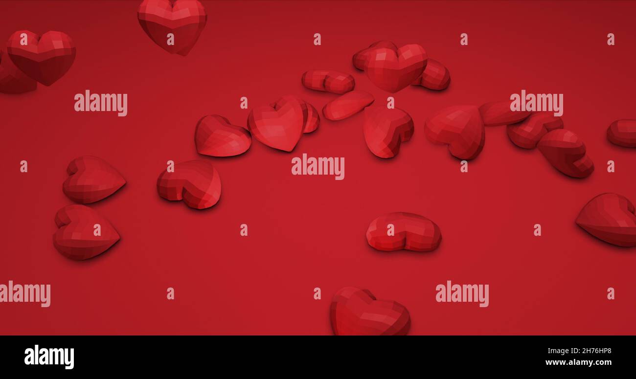 Hearts abstract background 4k hi-res stock photography and images - Alamy