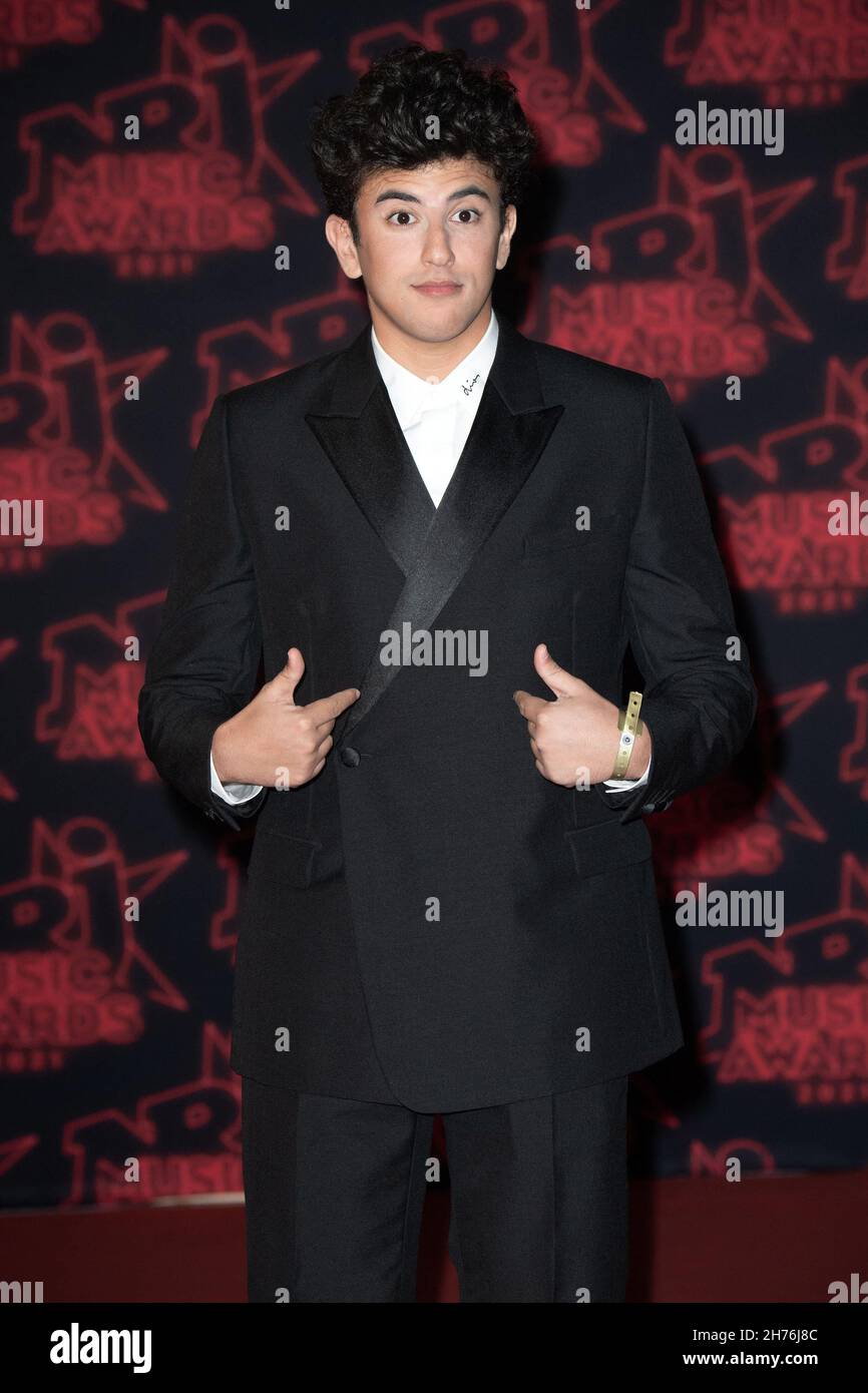 Cannes, France. 21st Nov, 2021. Riadh attends the 22nd NRJ Music Awards ...