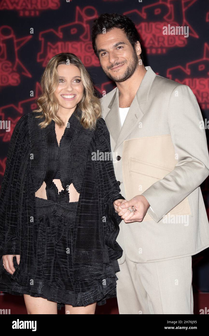 Cannes, France. 21st Nov, 2021. Amir Haddad and his companion Lital ...