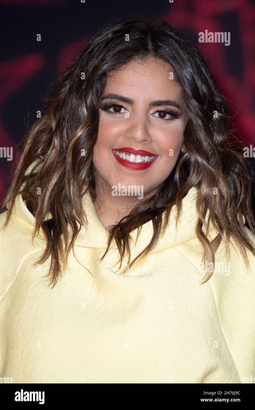 Cannes, France. 21st Nov, 2021. Ines Reg attends the 22nd NRJ Music ...