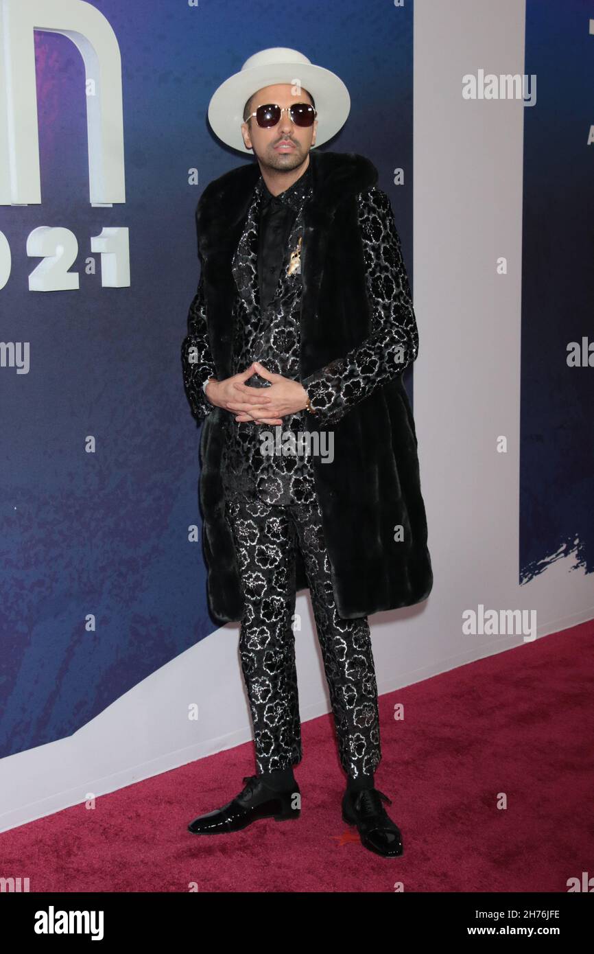 New York, NY, USA. 20th Nov, 2021. DJ Cassidy at the 2021 Soul Train ...