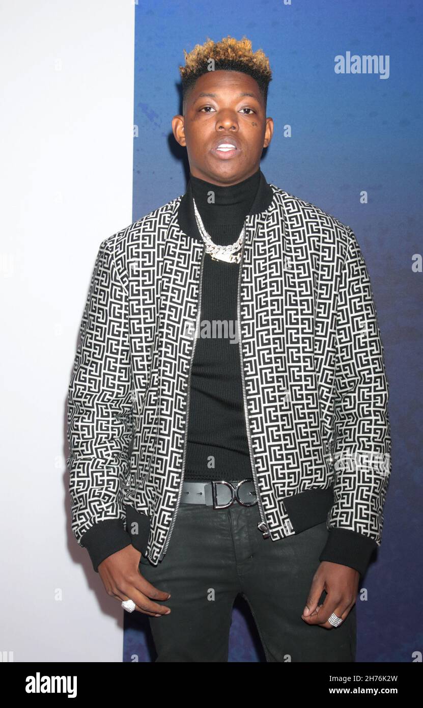 New York, NY, USA. 20th Nov, 2021. Yung Bleu at the 2021 Soul Train ...