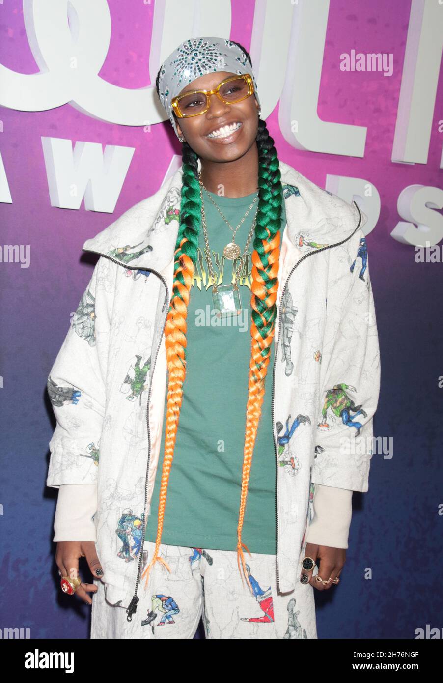 New York, NY, USA. 20th Nov, 2021. Marzz at the 2021 Soul Train Awards ...