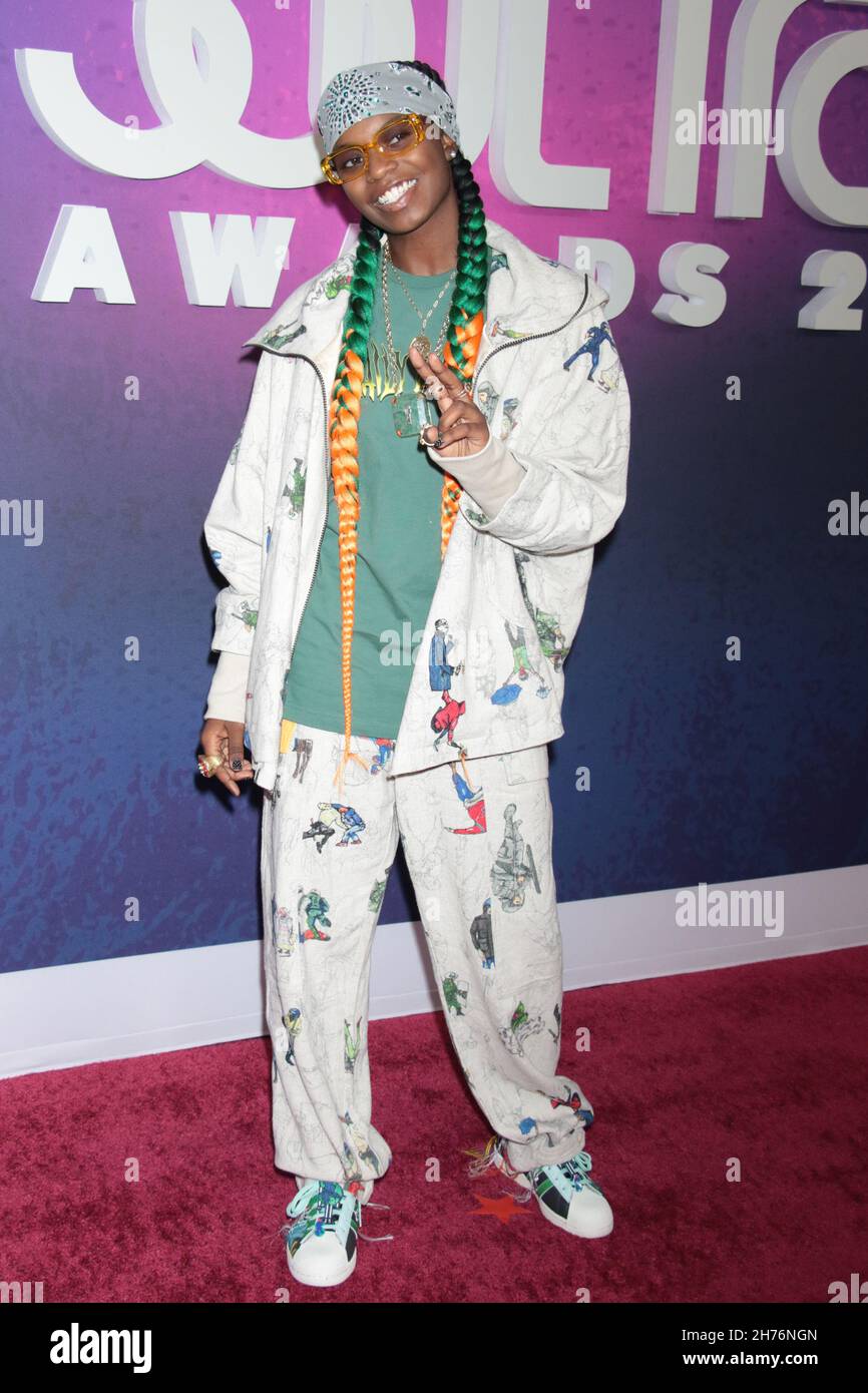 New York, NY, USA. 20th Nov, 2021. Marzz at the 2021 Soul Train Awards ...