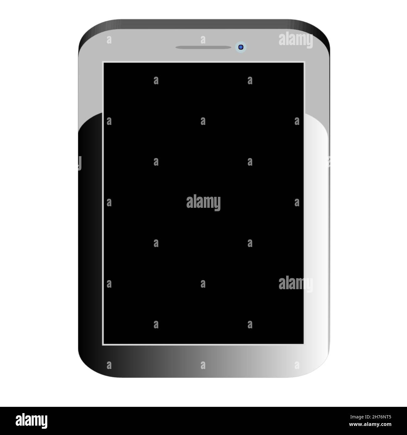 A 3d rendering of a mobile tab against a white background with free ...