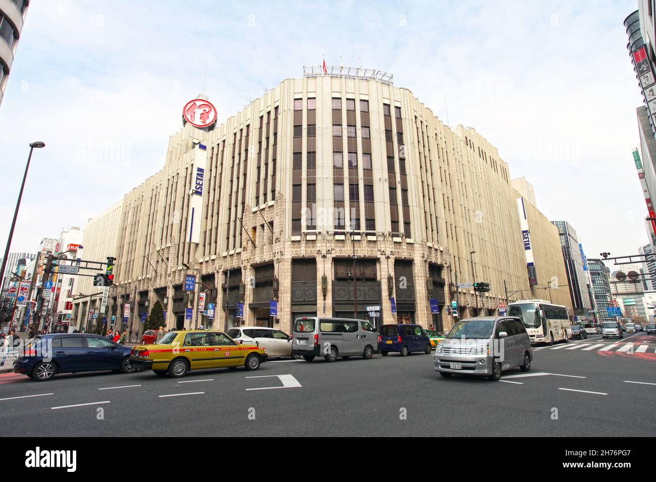 The Isetan Shinjuku flagship store located in Shinjuku, Tokyo, Japan ...