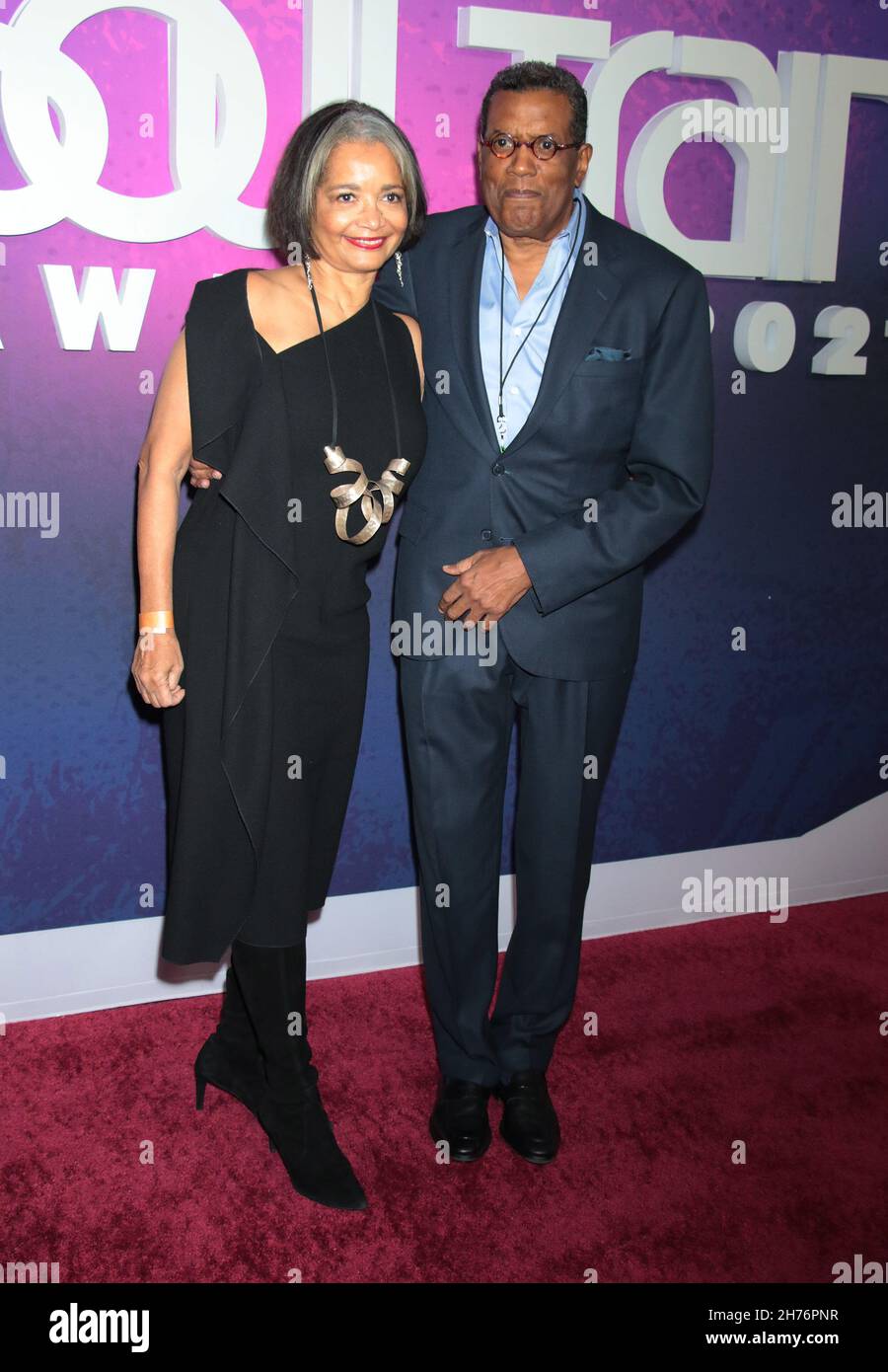 New York, NY, USA. 20th Nov, 2021. Jonelle Procope and Frederick O ...