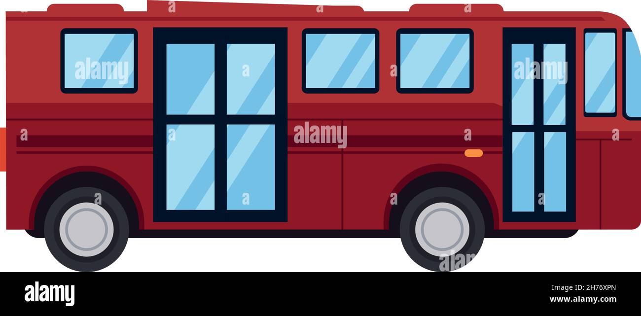 red bus transport Stock Vector Image & Art - Alamy