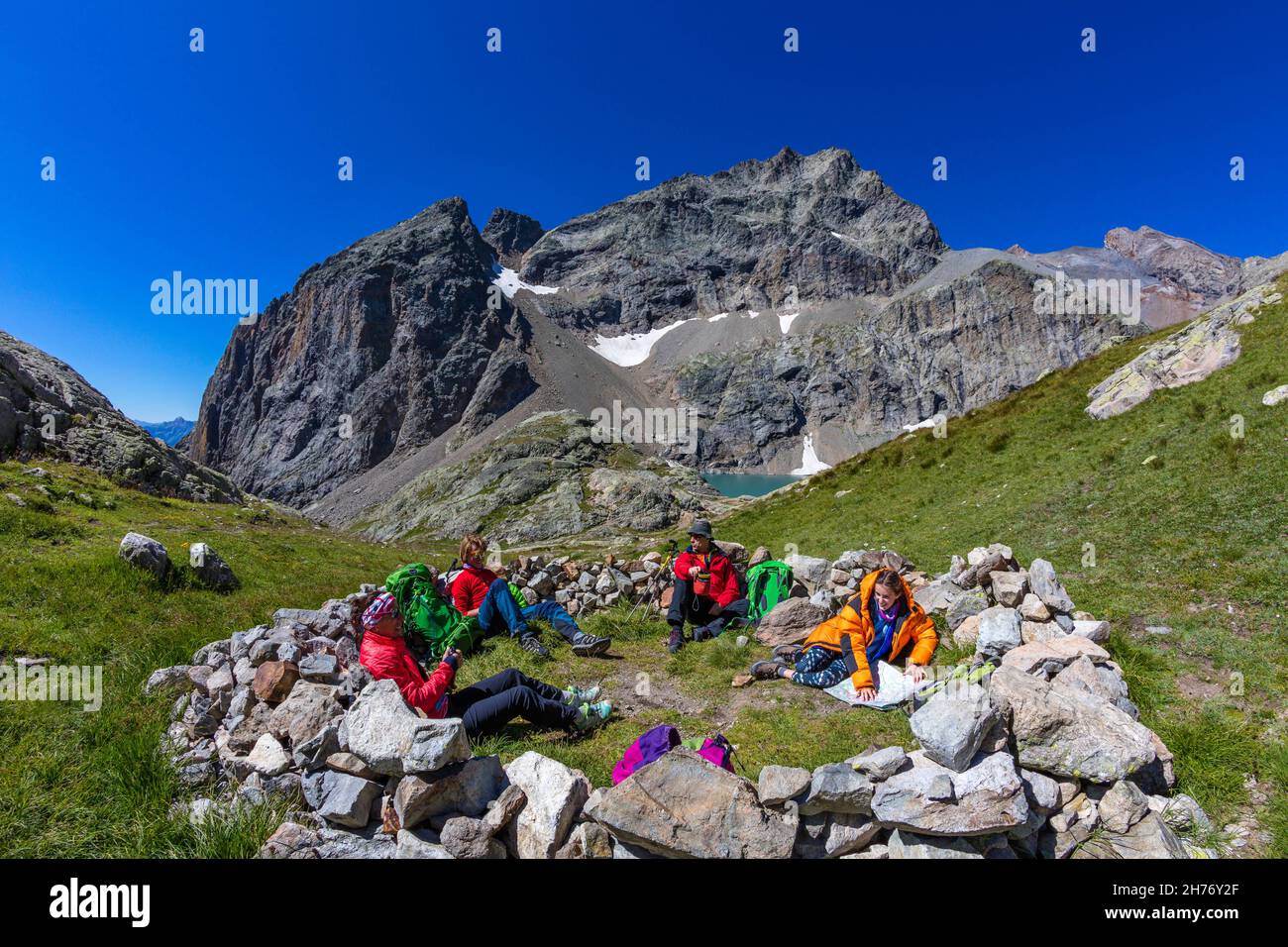 HAUTES-ALPES (05), PAYS DES ECRINS, ECRINS NATIONAL PARK, PELVOUX ...