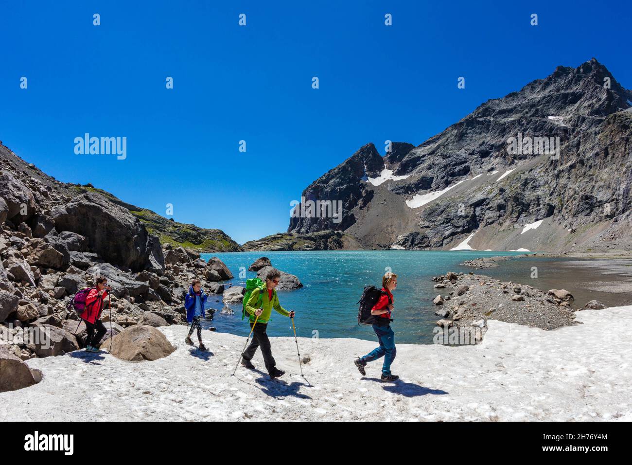 HAUTES-ALPES (05), PAYS DES ECRINS, ECRINS NATIONAL PARK, PELVOUX ...