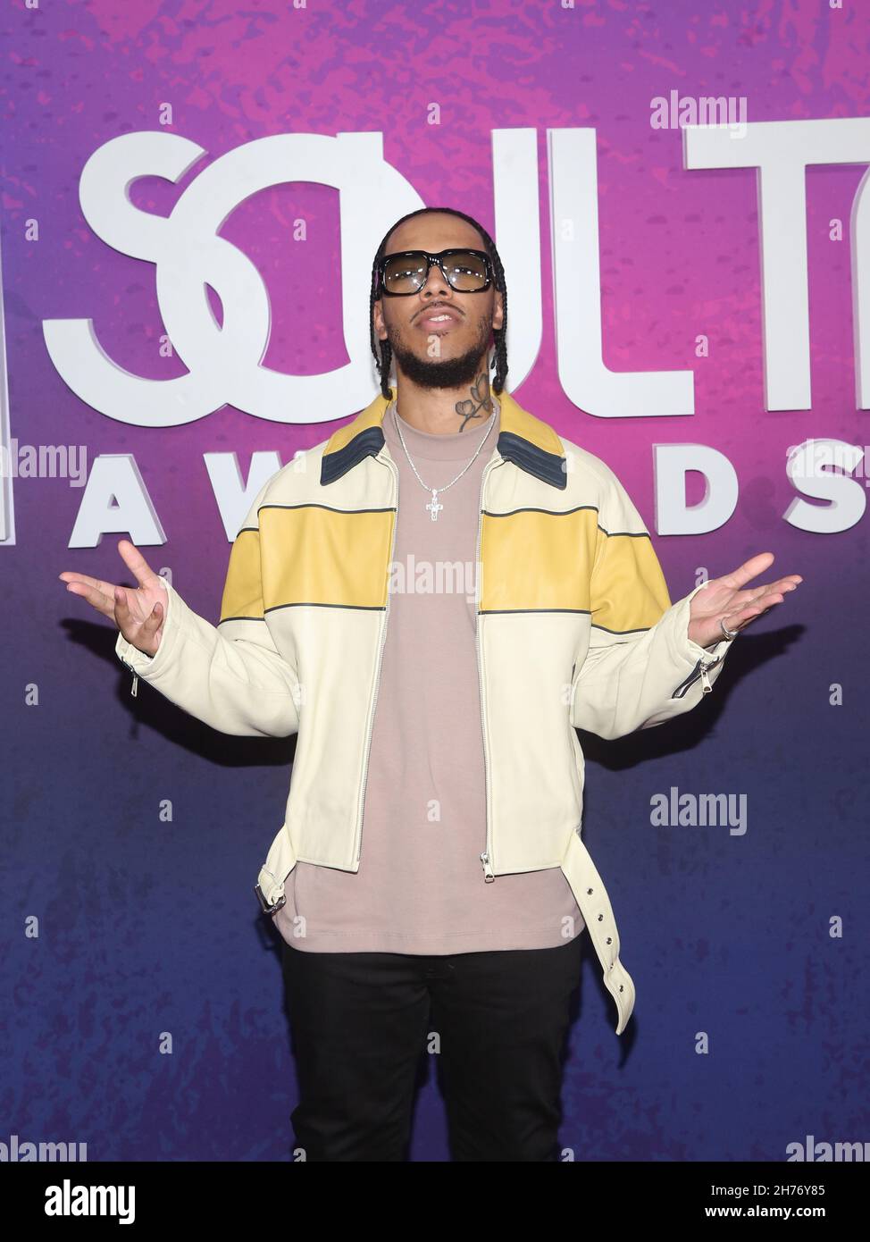New York, United States. 20th Nov, 2021. Elhae attends the 2021 SOUL ...
