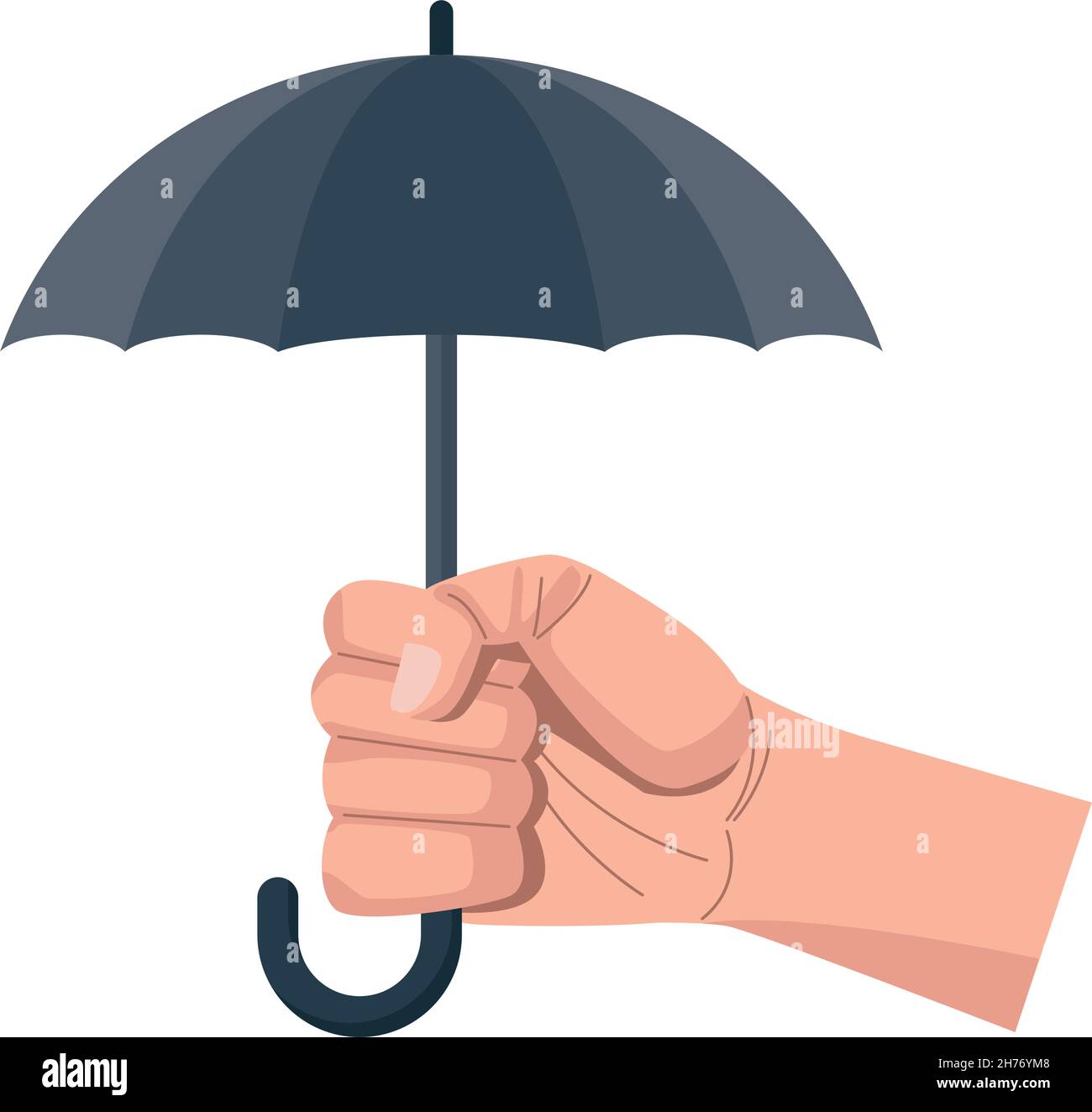 hand with umbrella Stock Vector Image & Art - Alamy