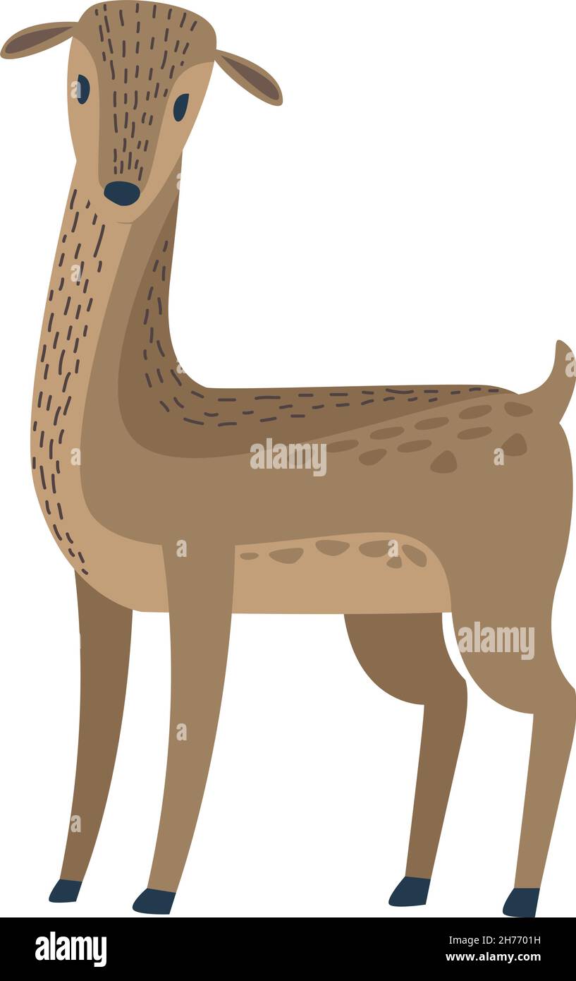 cute deer animal Stock Vector Image & Art - Alamy