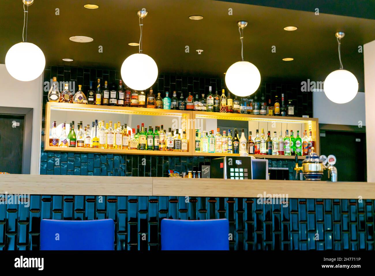 Live-Inn Restaurant and cafe bar desk, Park Inn by Radisson Pulkovo ...