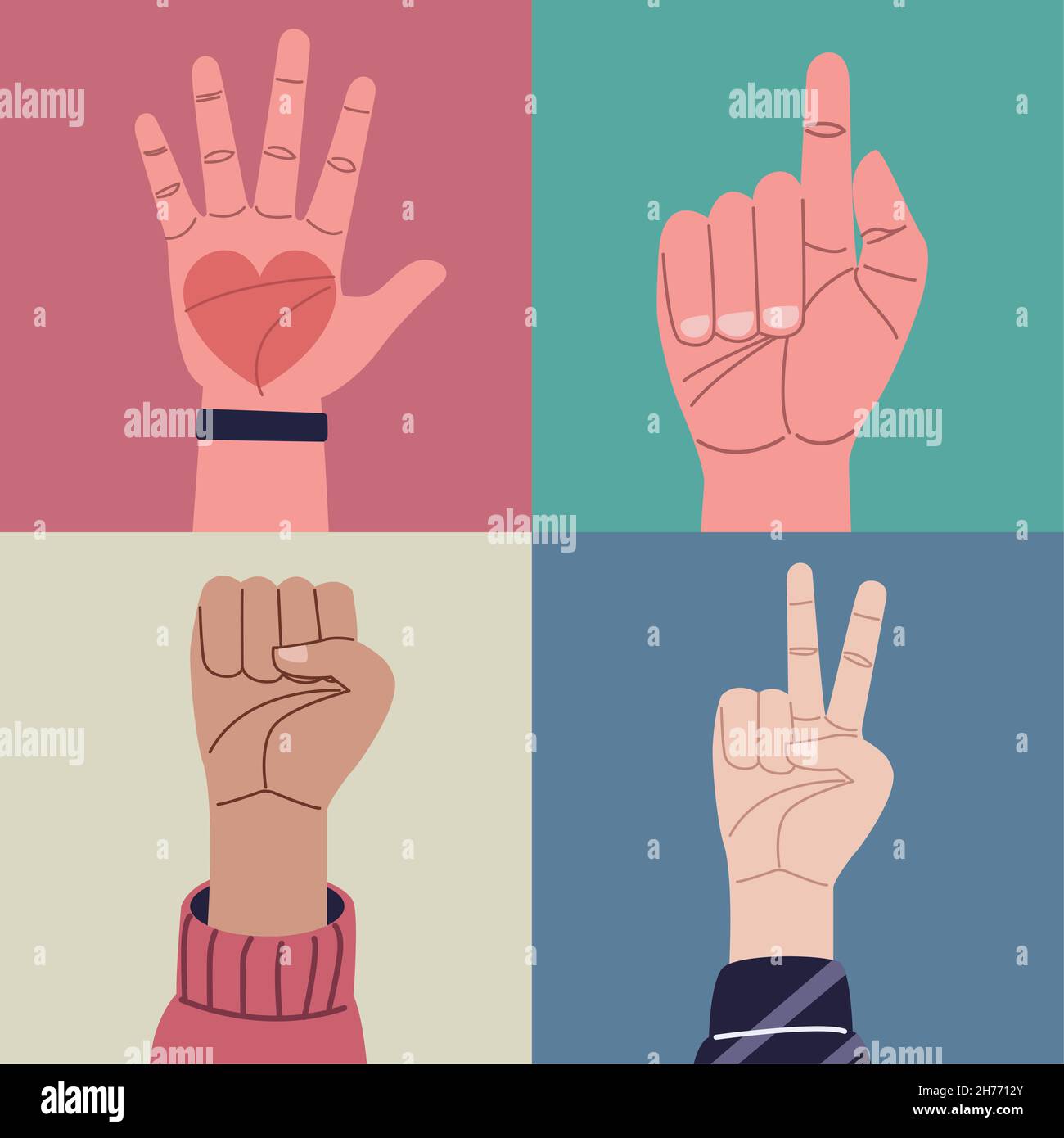 Four rights Stock Vector Images - Alamy