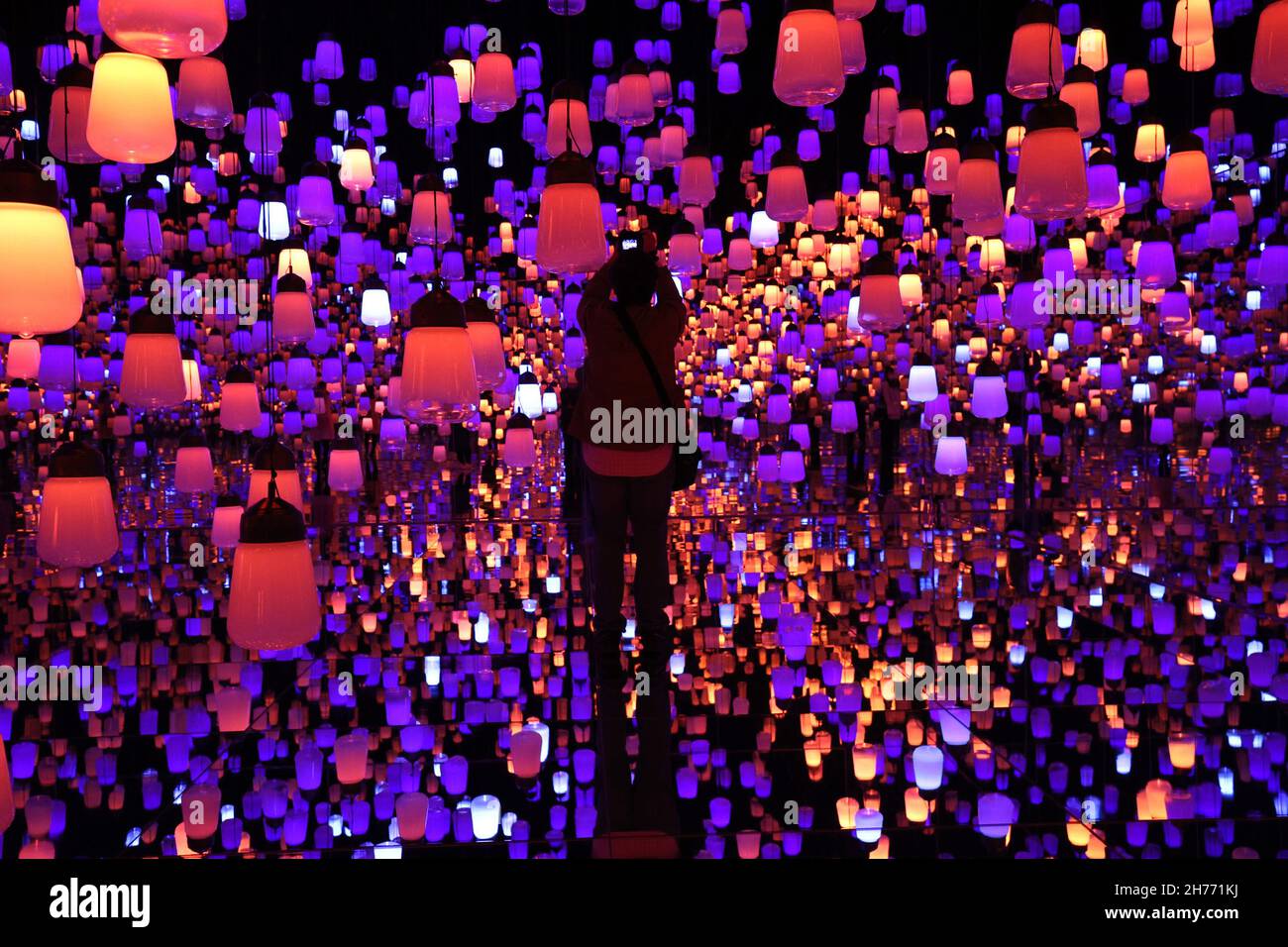 Tokyo, Japan. 19th Nov, 2021. Visionary art installation created by ...