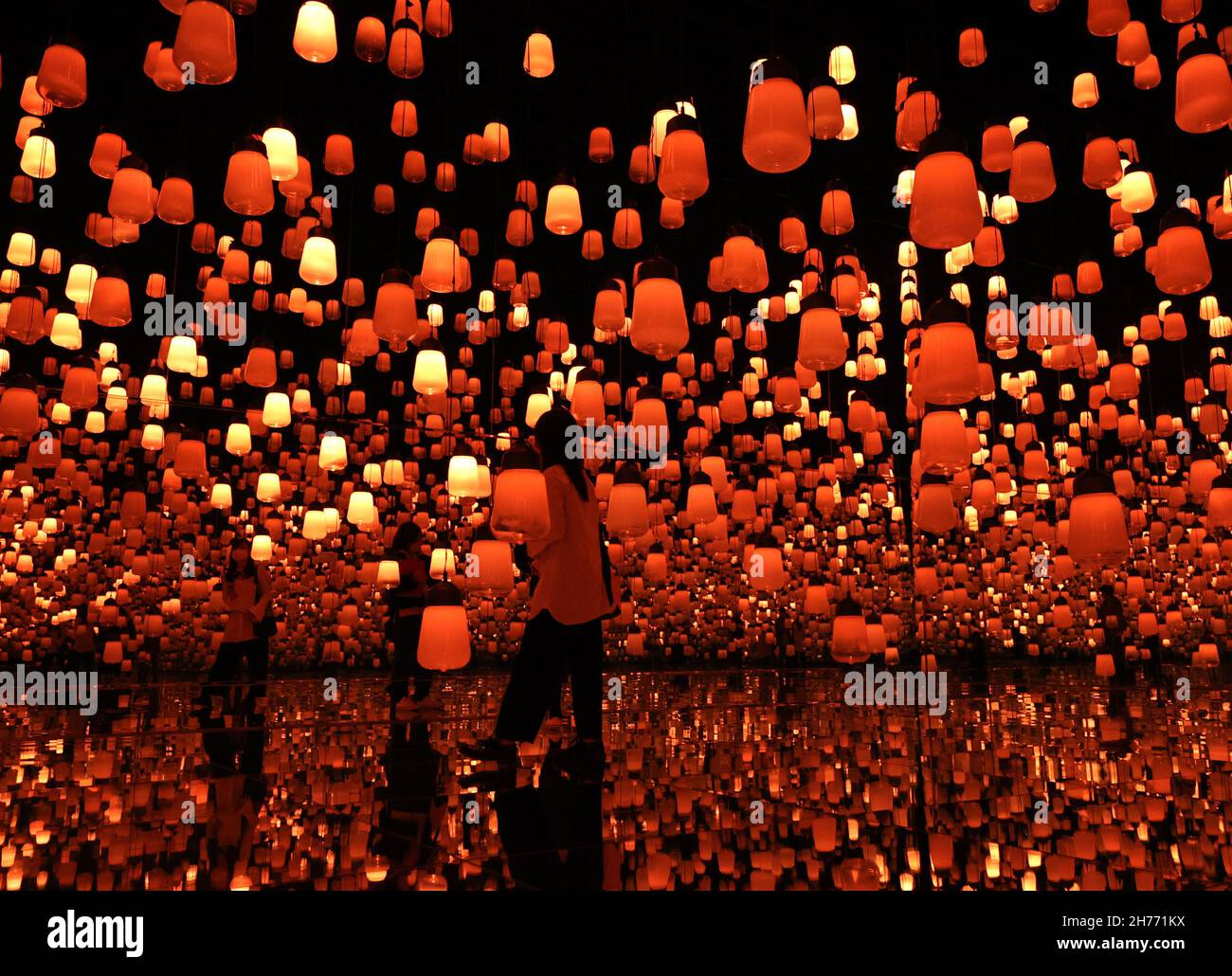 Tokyo, Japan. 19th Nov, 2021. Visionary art installation created by ...