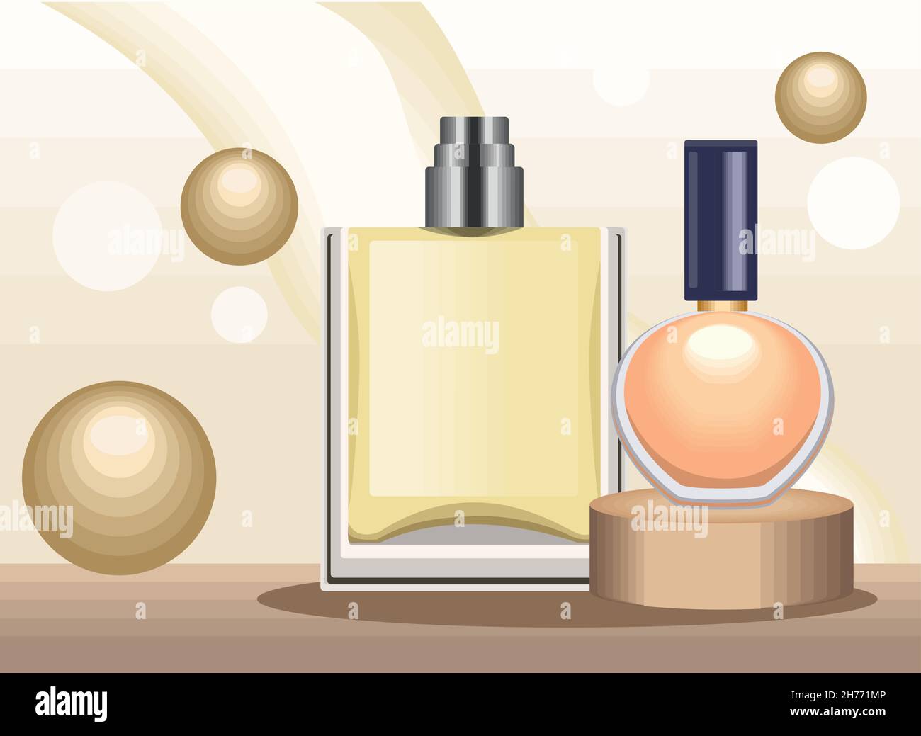 yellow and orange perfumes Stock Vector Image & Art - Alamy
