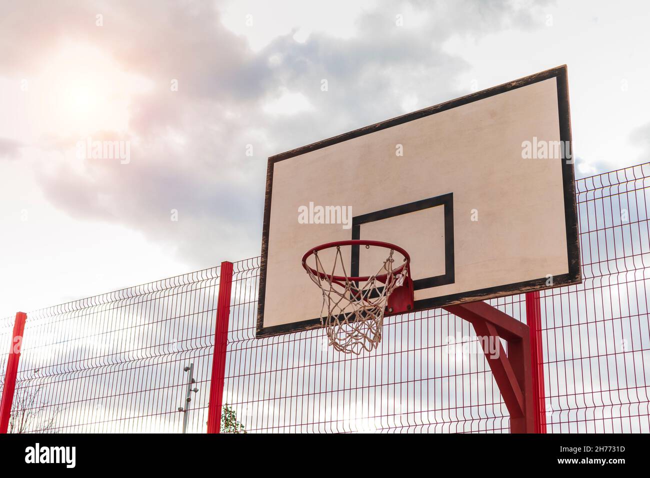 Basketball Hoop Front View