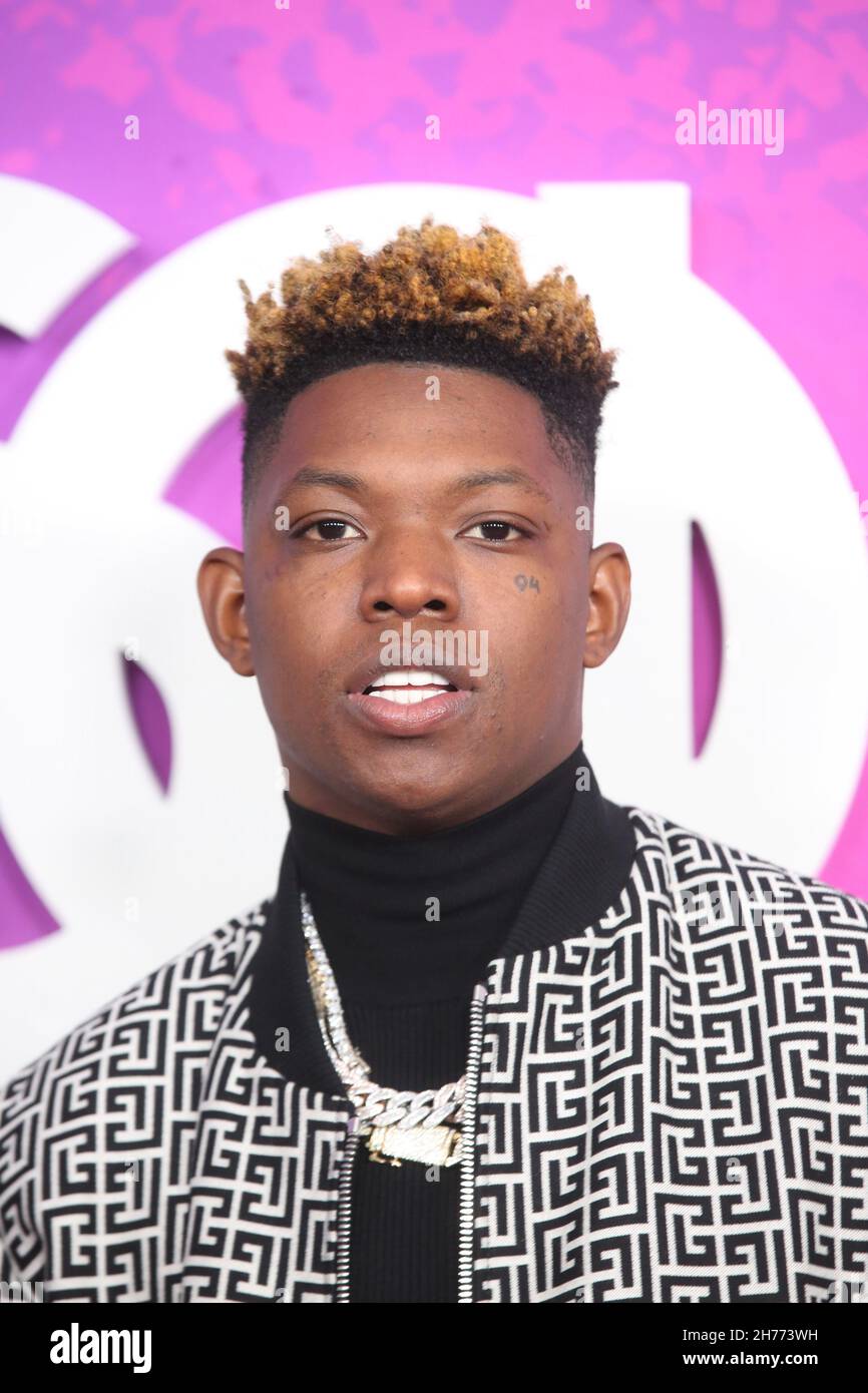 New York, United States. 20th Nov, 2021. Yung Bleu attends the 2021 ...