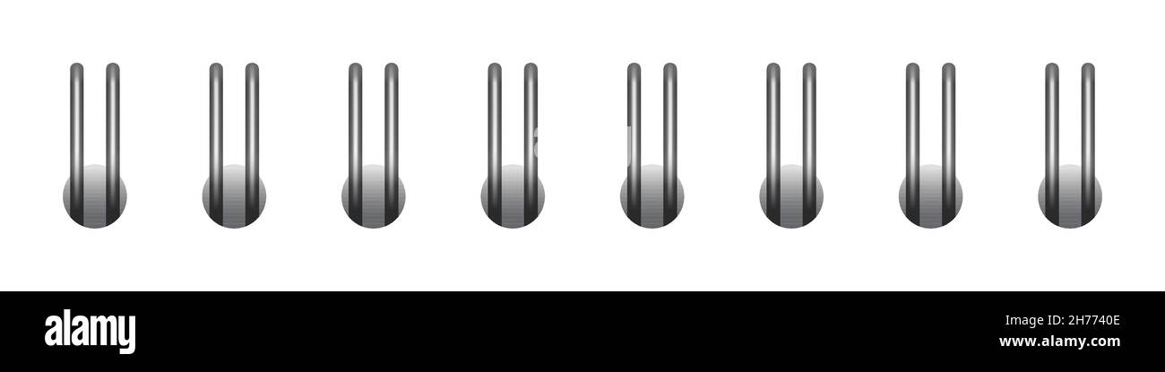 Silver horizontal spiral for open notebook and calendar. Steel spiral ...