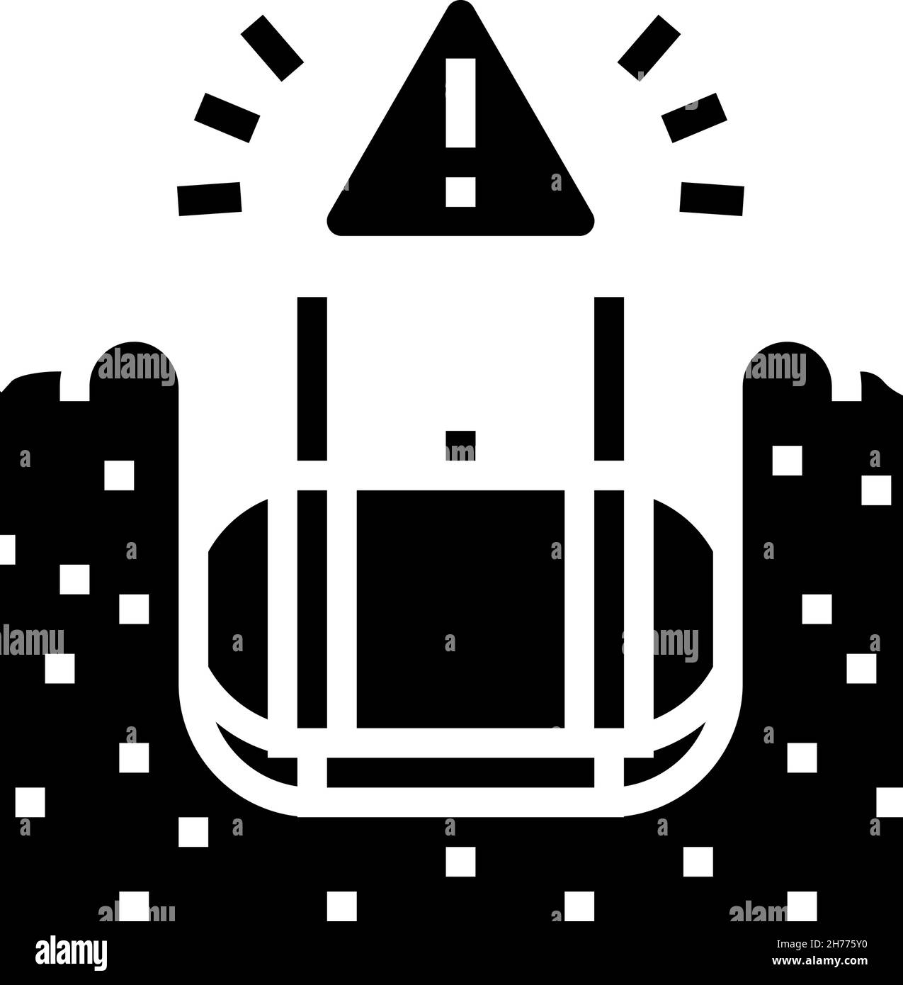 underground storage tank removal glyph icon vector illustration Stock ... underground storage tank removal glyph icon vector illustration Stock ...