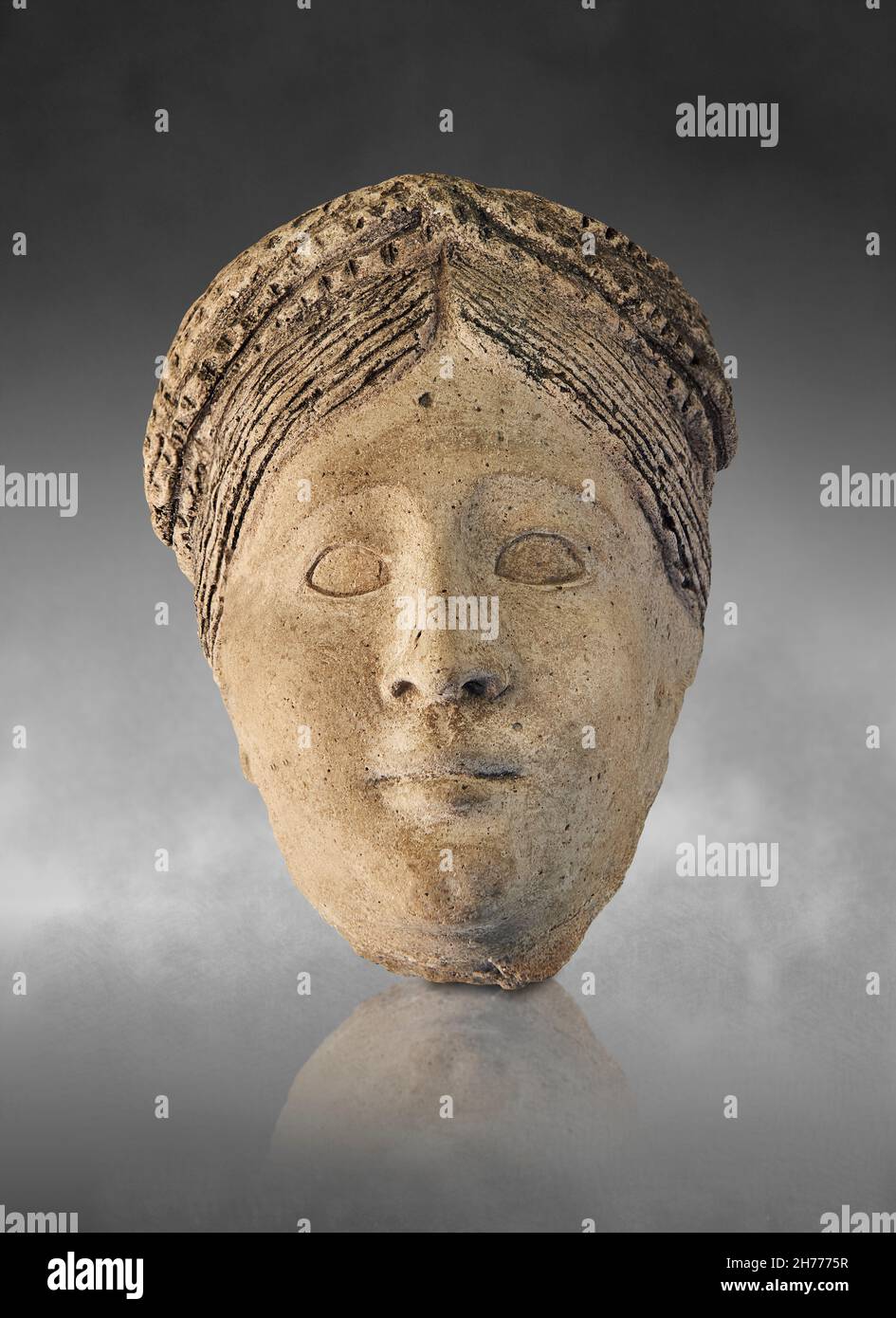 Roman Egyptian death mask, 2nd cent AD. Museum of Fine Arts of Lyon inv ...